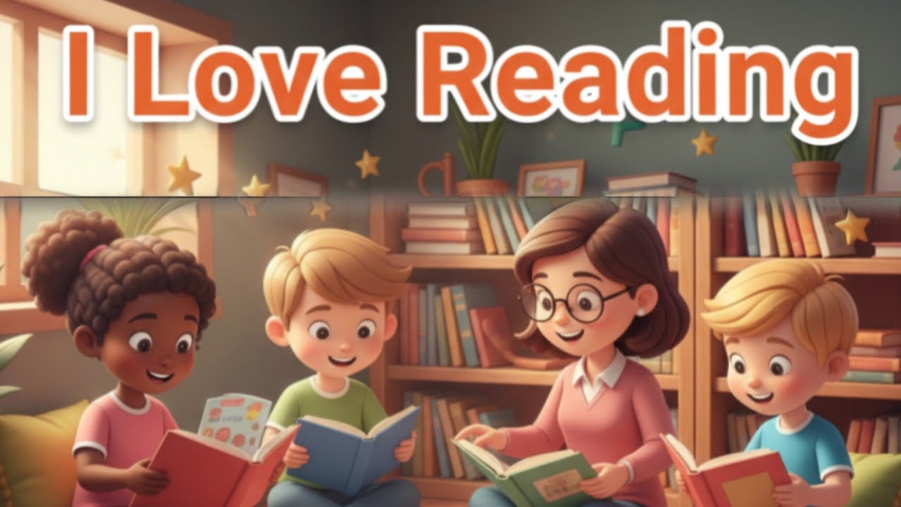Reading Song || I love reading || library song - YouTube Music