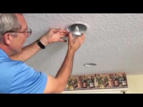 How to Upgrade Existing Recessed Can Light to LED - YouTube