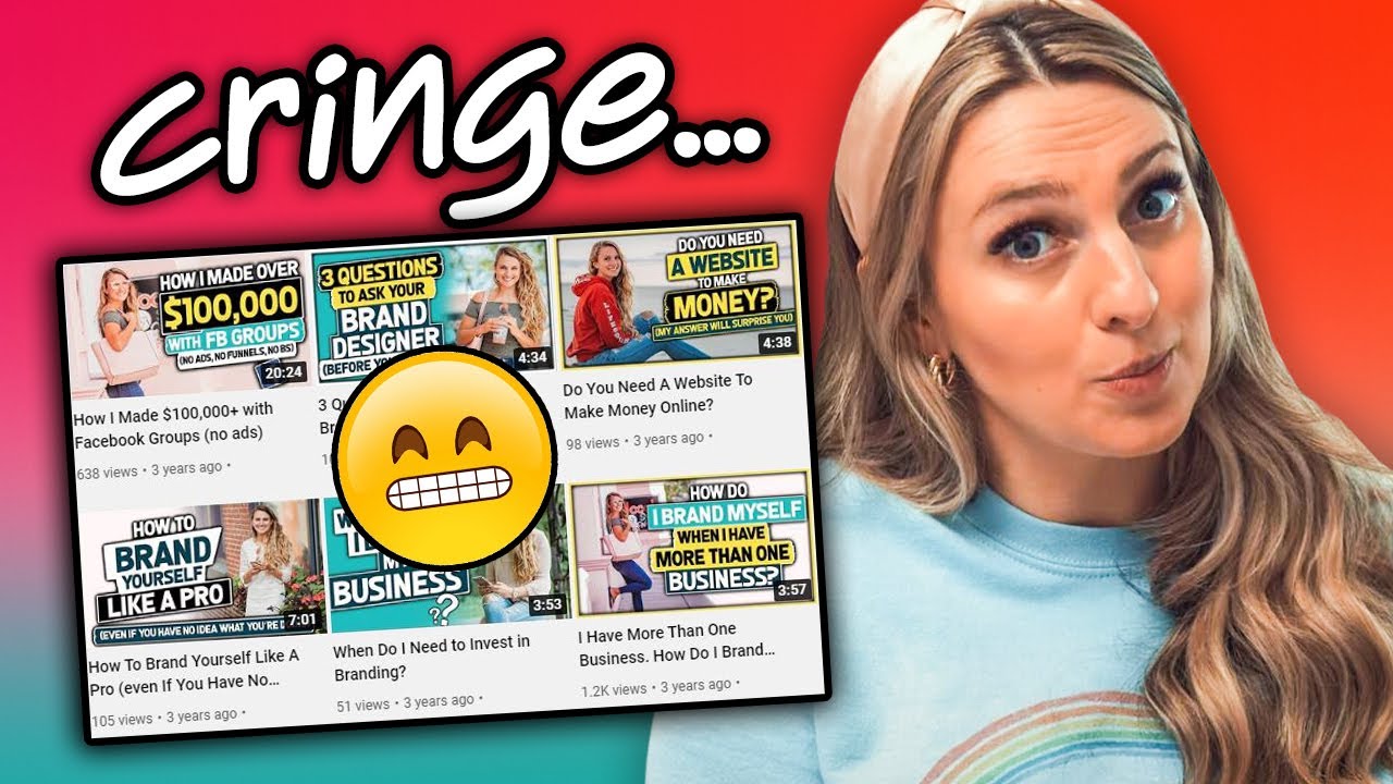 How To Start Being Confident On Video - (Reacting to My First Videos ...