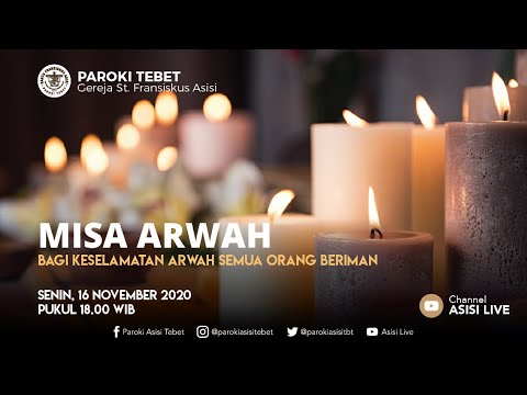 MISA ARWAH - Paroki Tebet - Senin, 16 November 2020 - YouTube