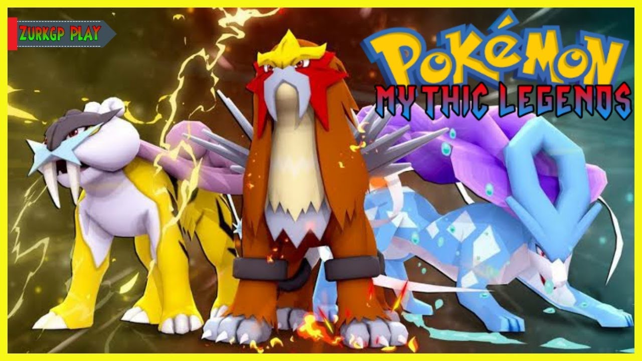 Trio Lendário! Novo Pokémon Mythic Legends gba - YouTube