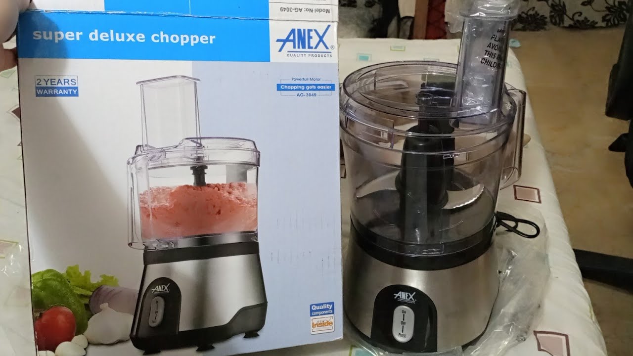 Anex Super Deluxe Chopper AG 3048 unboxing either price 💞💞 - YouTube
