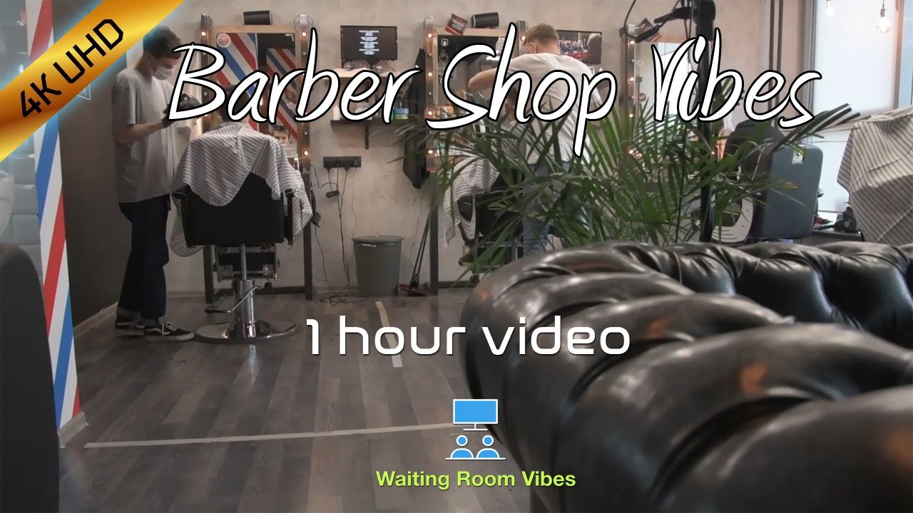 💈 Barber Shop Vibes | FREE 4K 1hr video loop with music for your ...