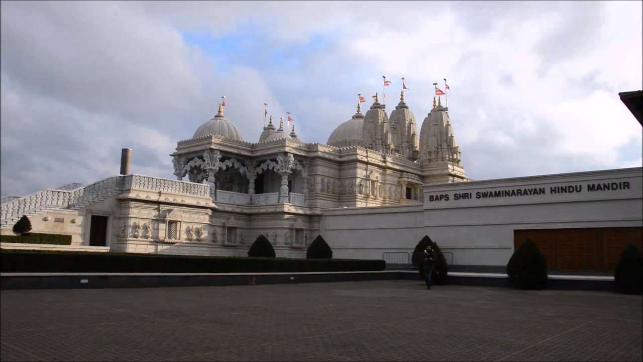 LONDRA BAPS Shri Swaminarayan Mandir, London (Neasden Temple) - YouTube