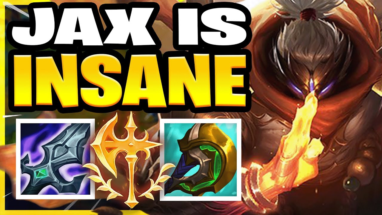 JAX IS INSANE IN WILD RIFT! JAX BUILD & GAMEPLAY! - YouTube