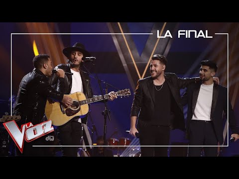 Antonio José, Morat, Julio y Carlos Ángel cantan 'Lo que hará mi boca' | La Final | La Voz 2021