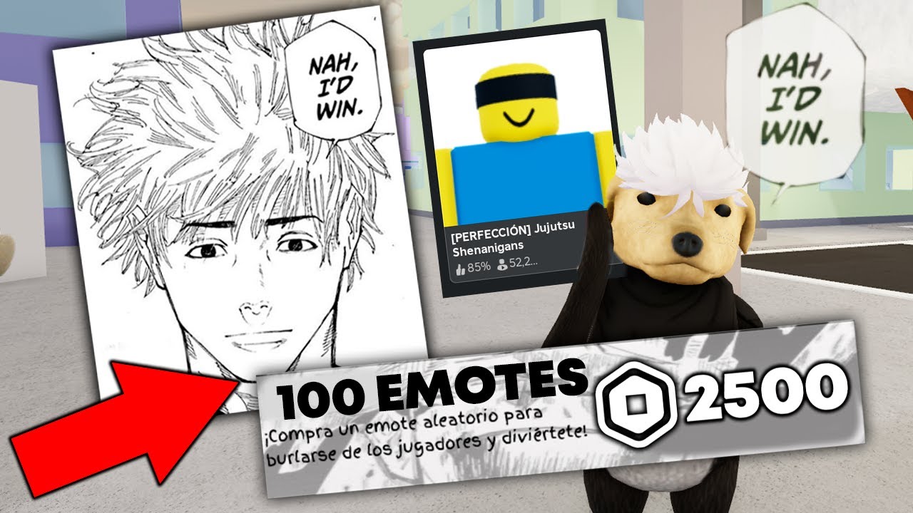 COMPRE TODOS LOS EMOTES DEL JUJUTSU SHENANIGANS !!! #jujutsushenanigans ...