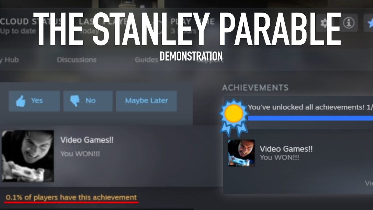 how i got the unachievable achievement in The Stanley Parable Demo ...