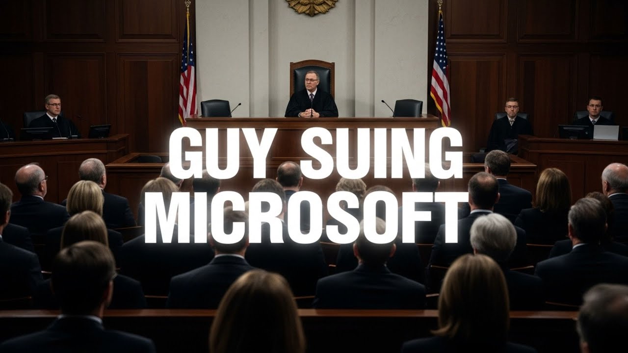 Guy Suing Microsoft - YouTube