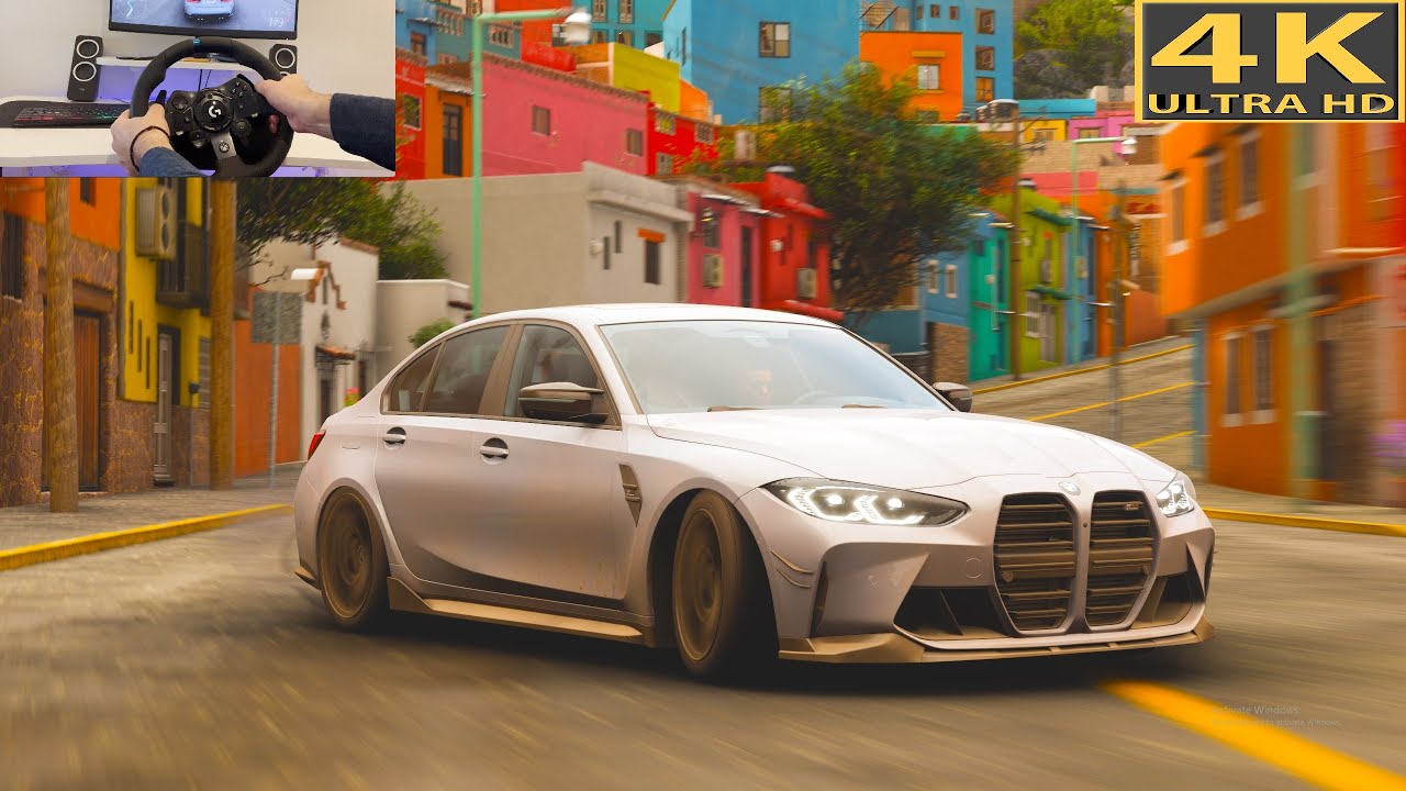 BMW M3 G80 Competition | Forza Horizon 5 | Logitech G923 Steering Wheel ...