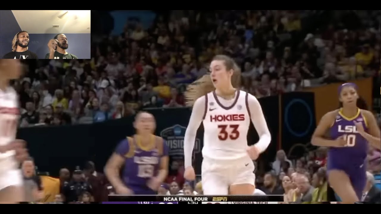 Virginia Tech vs LSU | NCAA Women's College March Madness Final Four ...