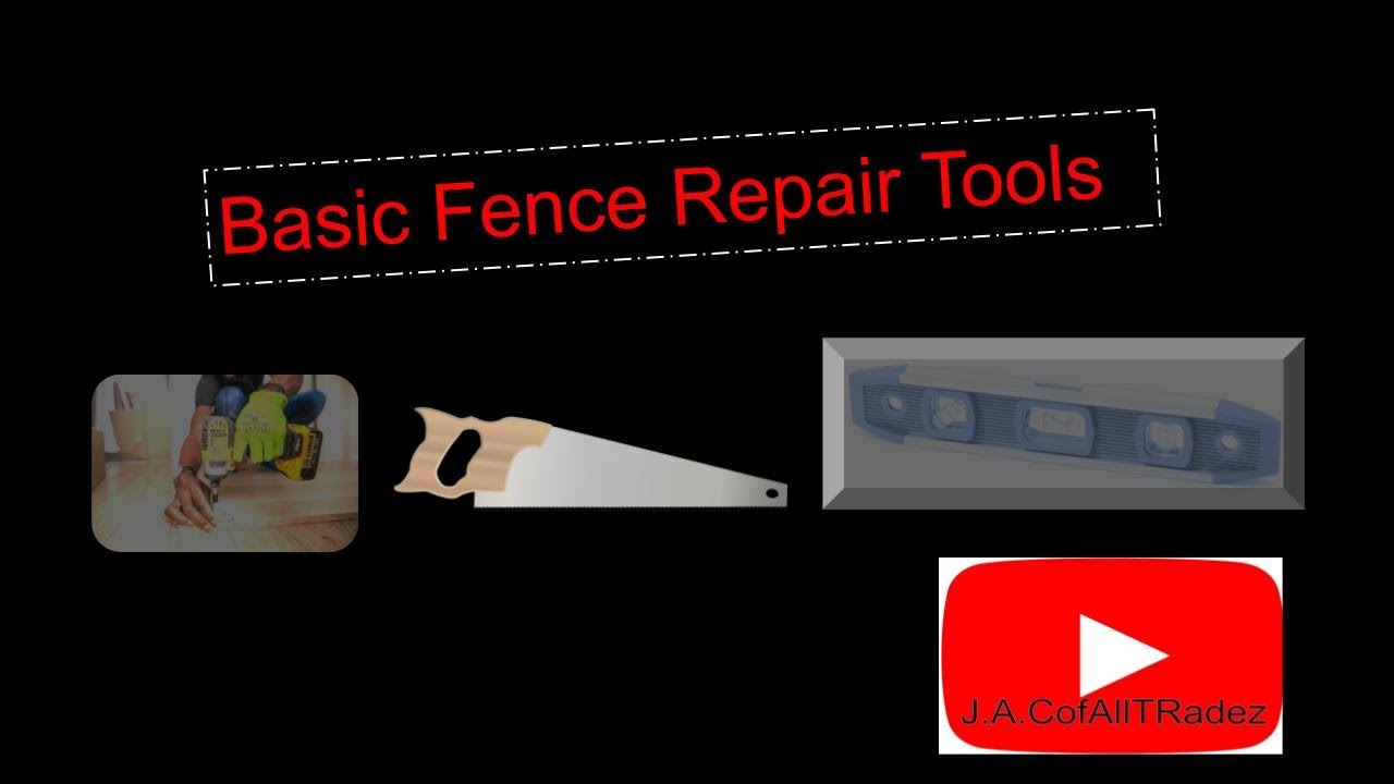 6 Basic Fence Repair Tools for Diy’ers - YouTube