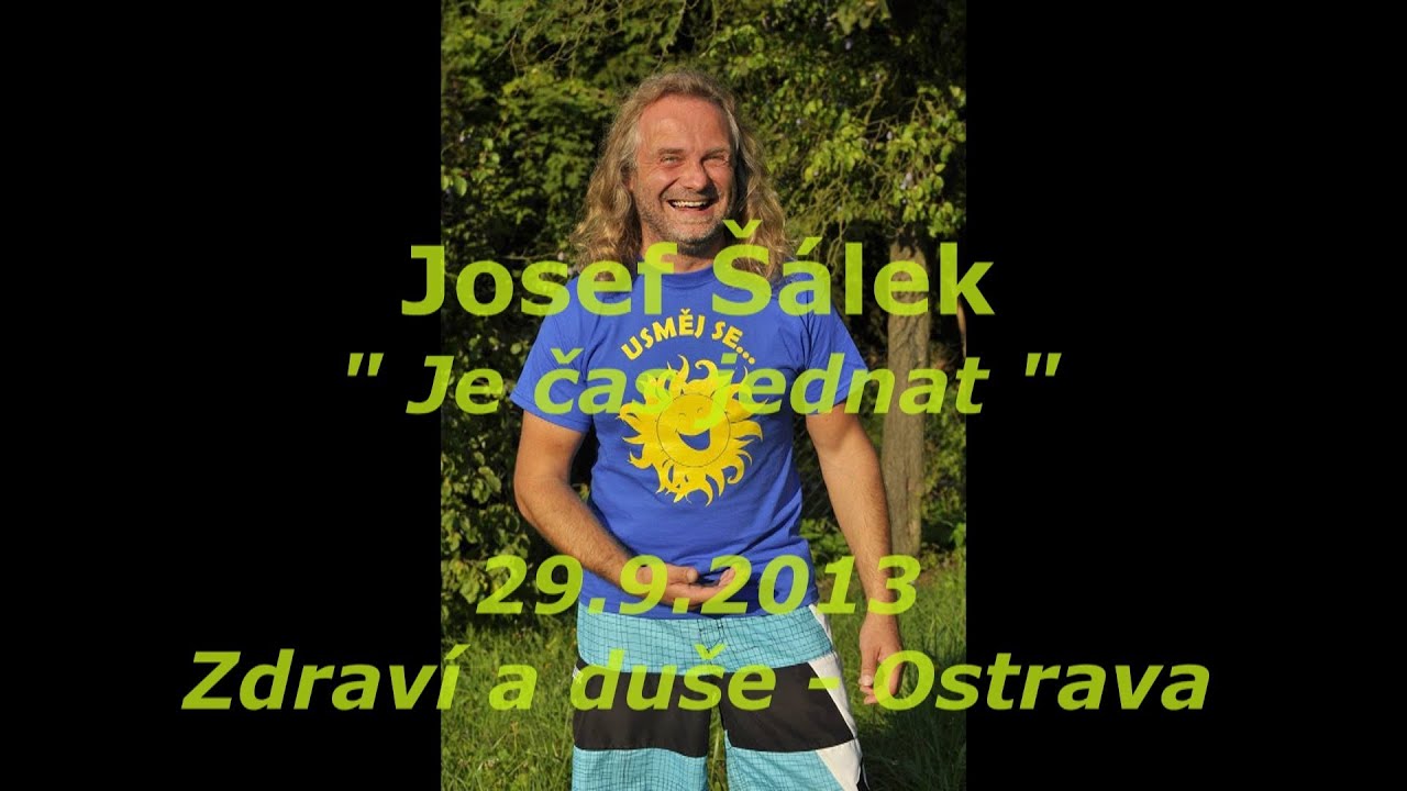 Josef Šálek - "Je čas jednat" - YouTube