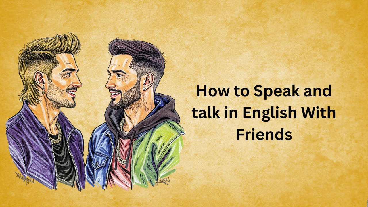 How to Speak and talk in English With Friends || Easy way to Speak Fast ...