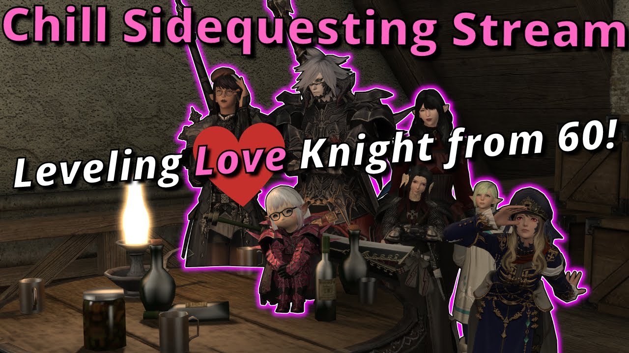 Dark Knight Leveling past 60! FFXIV Hangout Sidequesting Stream - YouTube