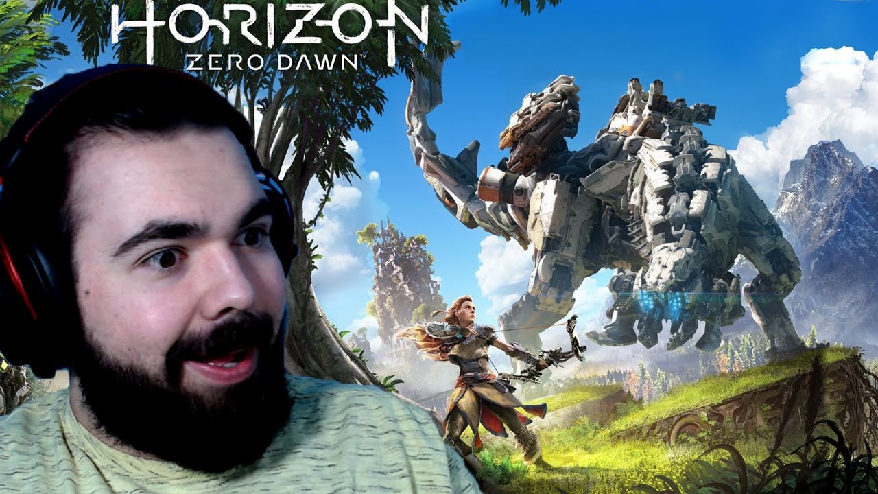 Dinosaur Enjoyer Reaction to "Horizon Zero Dawn - E3 2016 Trailer I PS4 ...