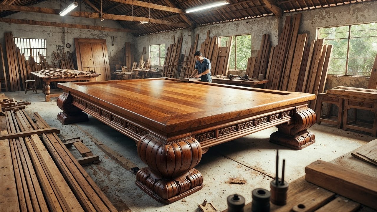 Top 1 Excellent Workmanship from Mr Van Work shop || Making Table From ...