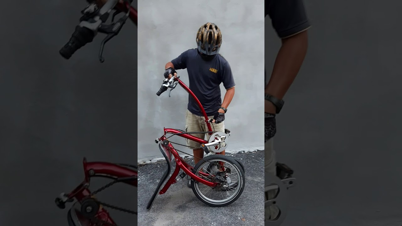 RECUMBENT FOLDING BIKE M5 CMPCT - YouTube