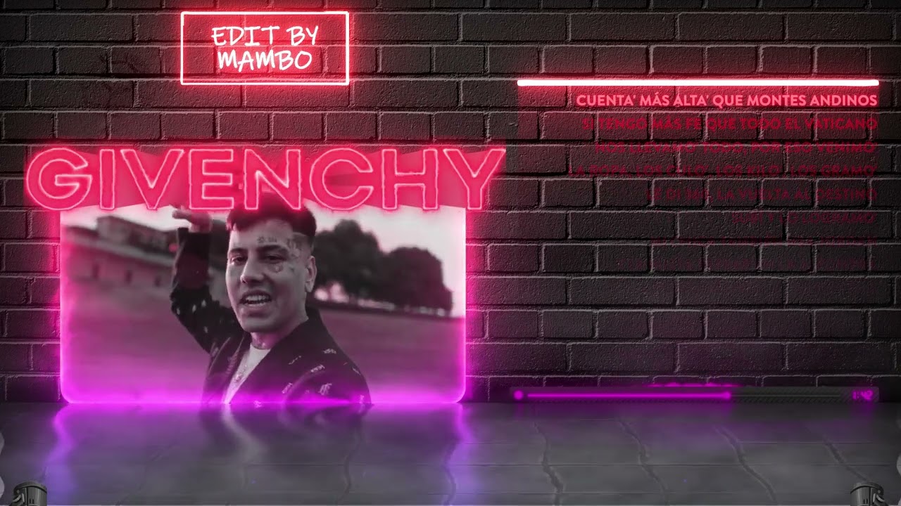 DUKI - GIVENCHY (Letra/Lyrics) - YouTube