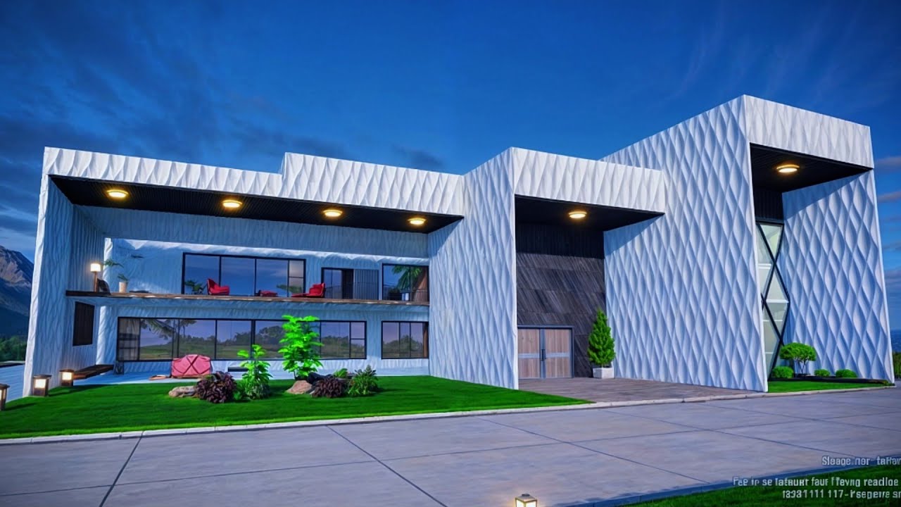 PUBG Mobile house design for level 20 🔥 Beautiful and modern house ...