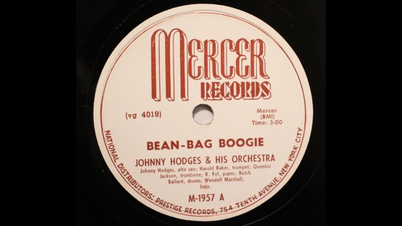 Johnny Hodges & His Orchestra "Bean-Bag Boogie" Wendell Marshall, Butch ...