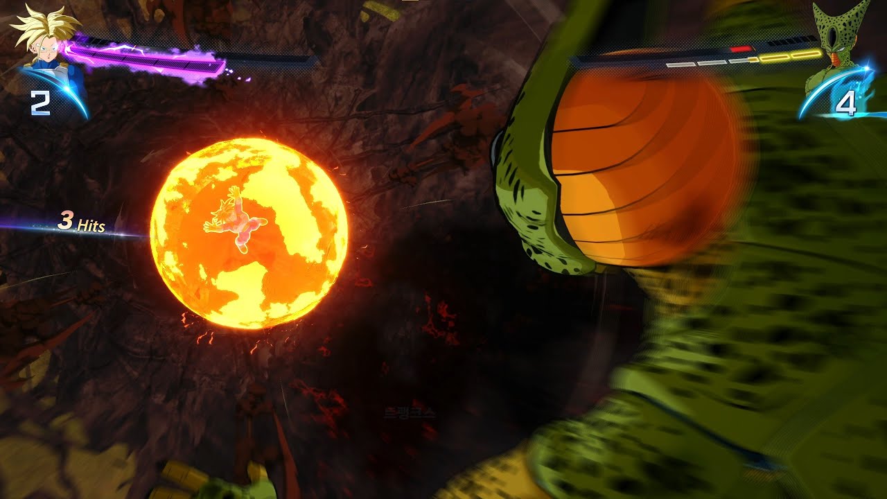 DRAGON BALL Sparking! ZERO Trunks(Future) VS cell(Imperfect) - YouTube