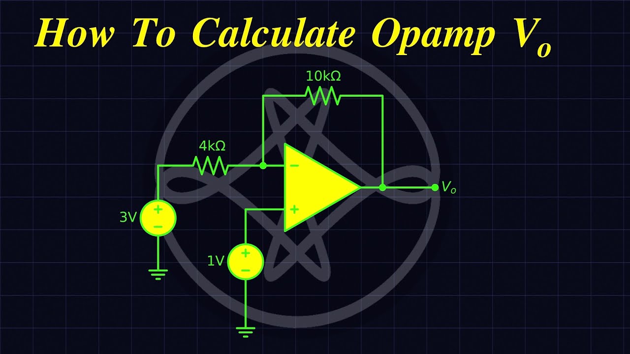 How to Calculate Op-Amp Output Voltage | Easy Step-by-Step Tutorial for ...