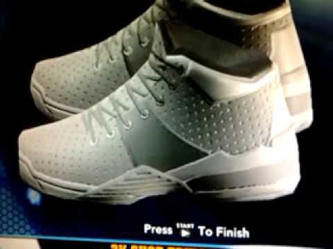 NBA 2K14 create shoe formula - YouTube