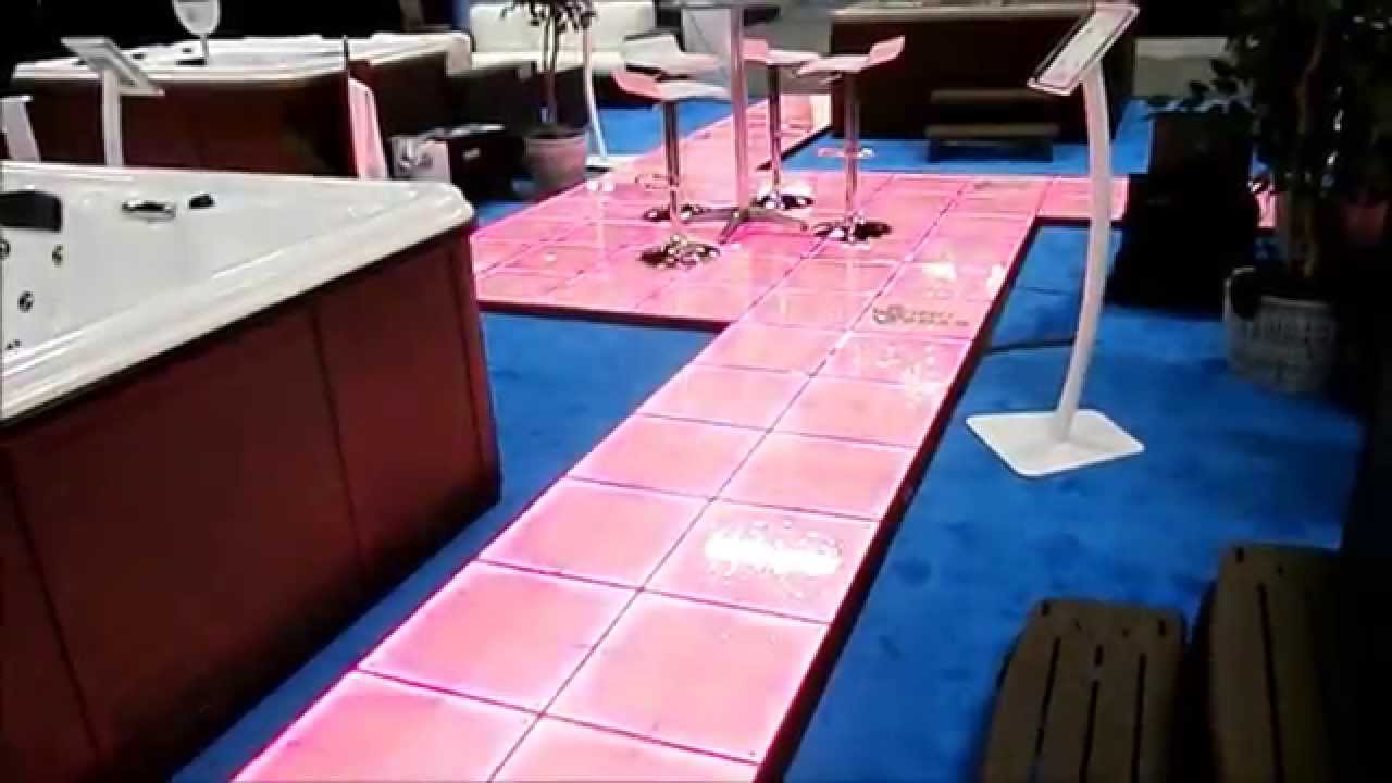 TechnoFloors LED Trade Show Flooring 2013 - YouTube