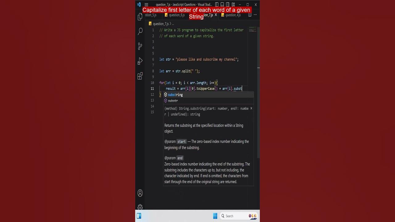 Js Interview Questions 7 Javascript Javascriptinterviewquestions
