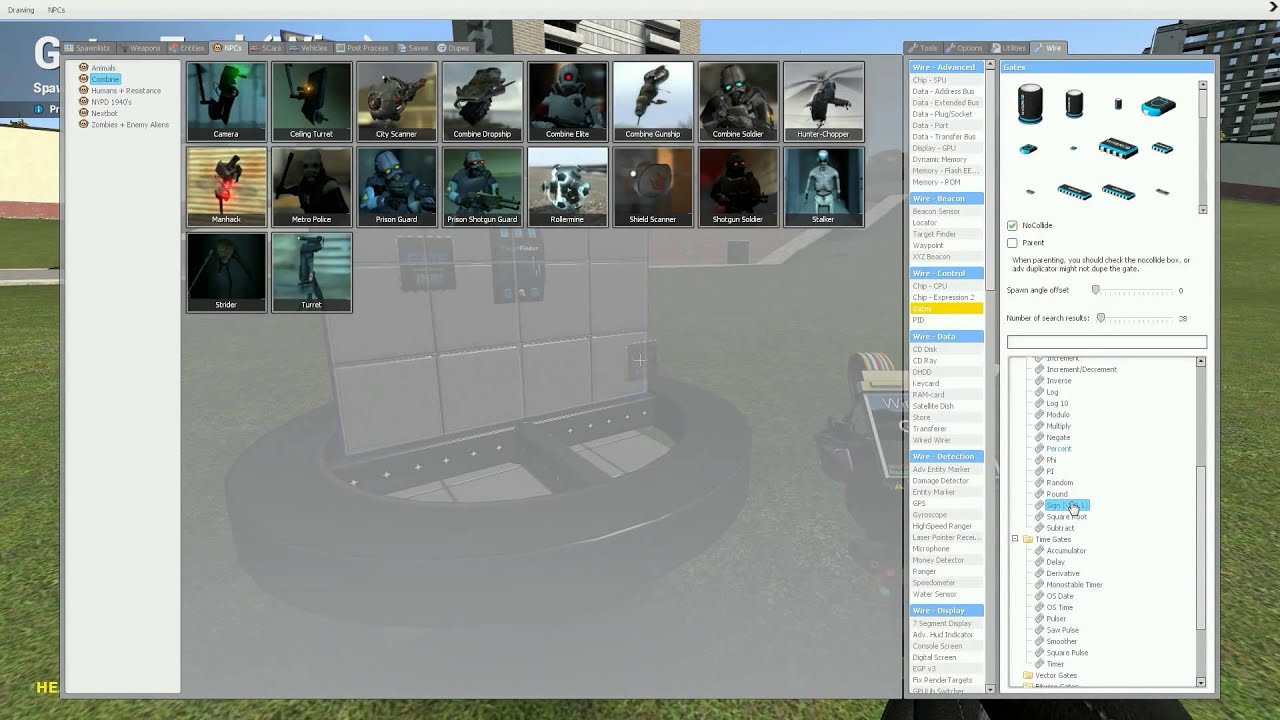 Garry's Mod: How to build automatic turrets - YouTube