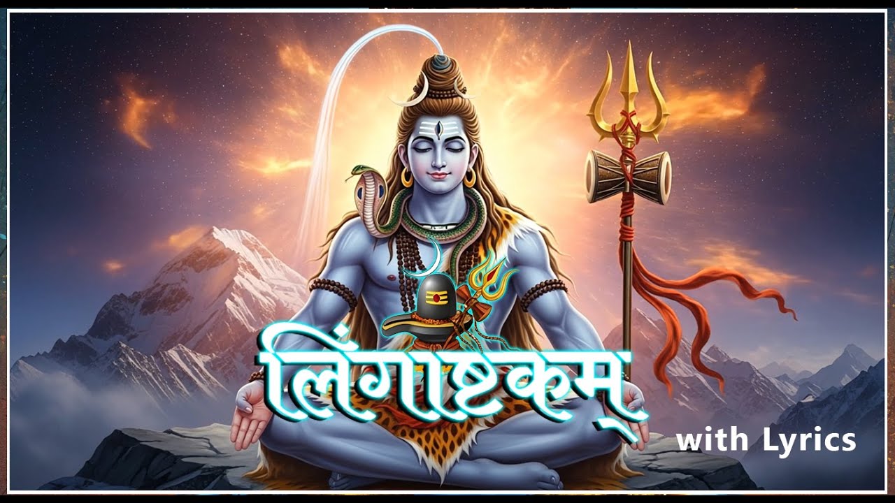 लिंगाष्टकम् | Lingashtakam Stotram | | Powerful Shiva Stotra with hindi ...