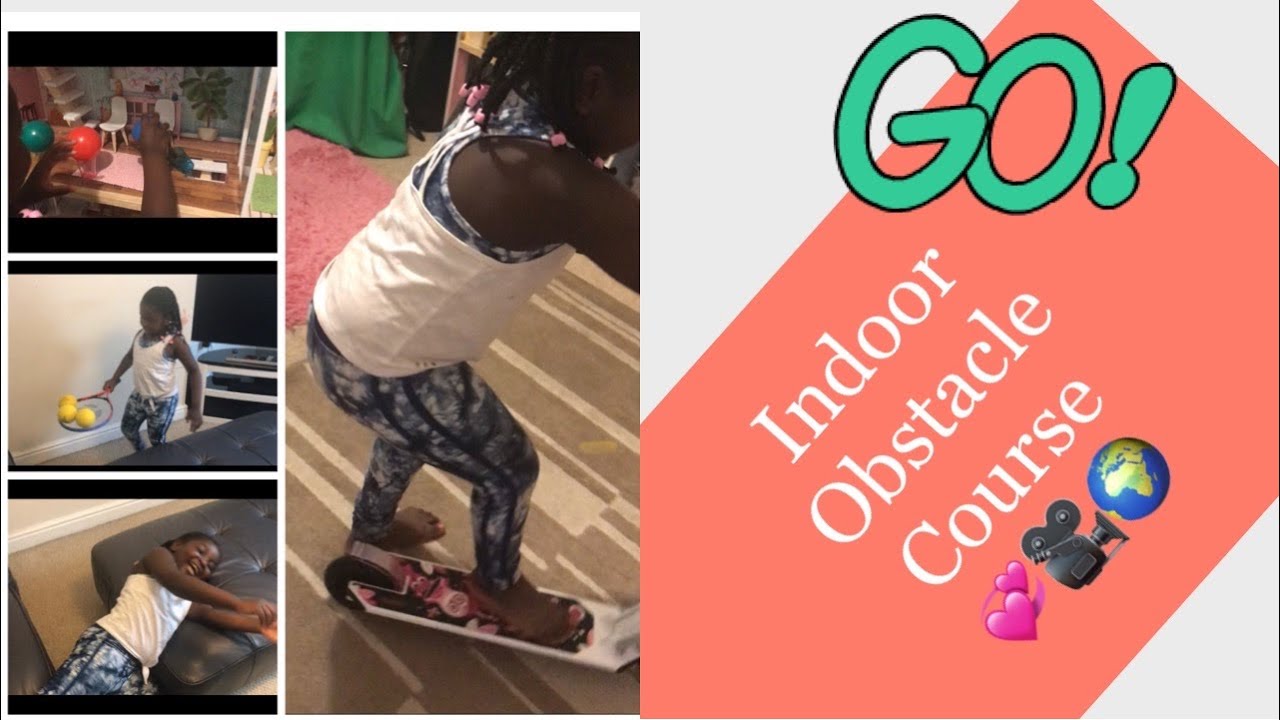 Kids obstacle course| DIY indoor obstacle course - YouTube