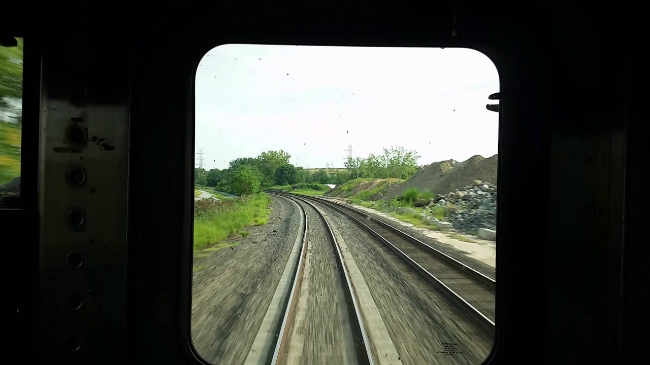 Riding the NJ Transit Main Line through the Meadowlands - YouTube