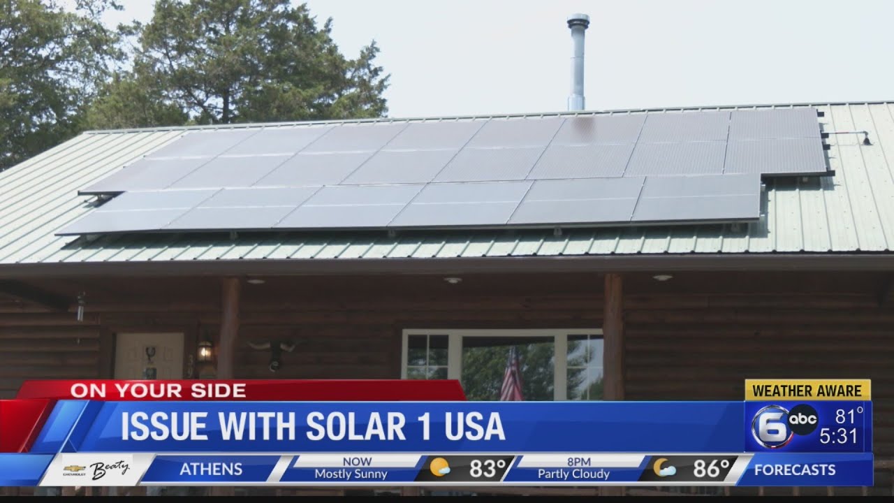 East TN veteran’s solar system incomplete amid $7K dispute - YouTube