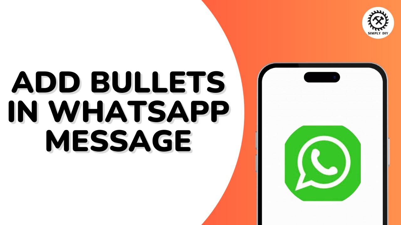 How to Add Bullets in WhatsApp Message - YouTube