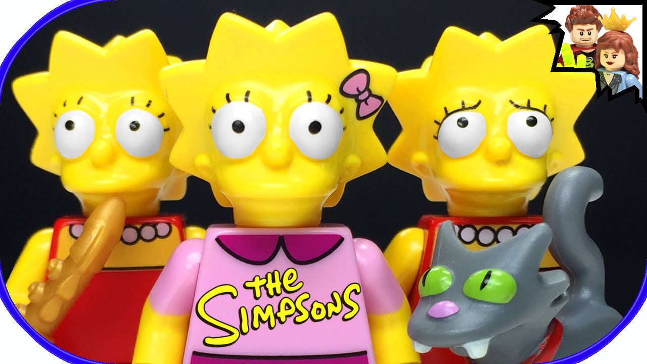 LEGO Lisa Simpson Minifigure Comparison - BrickQueen - YouTube