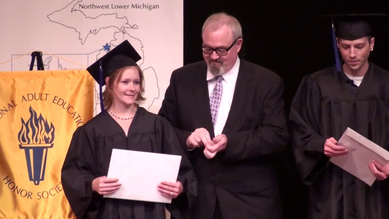 Adult Education Graduates Recognized at Commencement Ceremony - YouTube