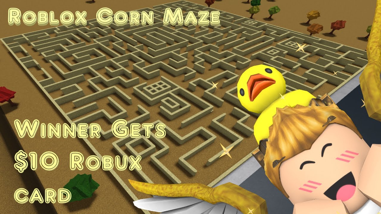 Winner Gets $10 Robux Card | Roblox Corn Maze | 🍋Lemon's Elite - YouTube