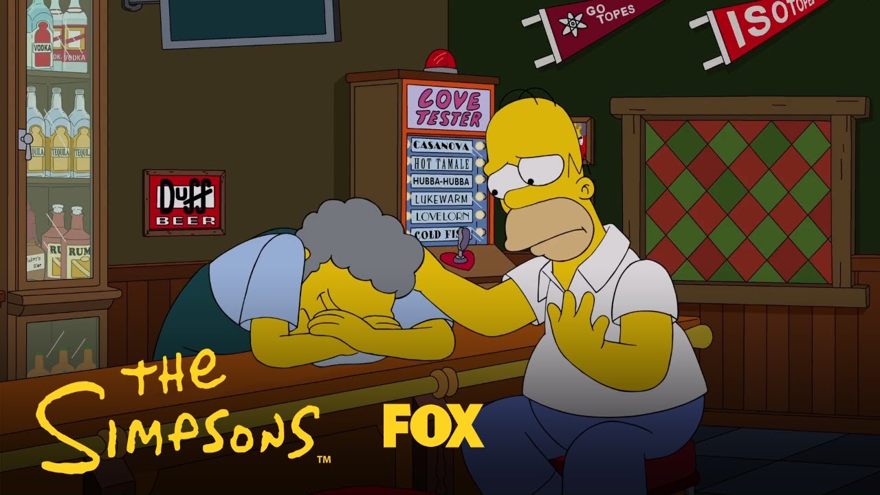 Moe Is Sad His Wife Left Him | Season 30 Ep. 6 | The Simpsons - YouTube