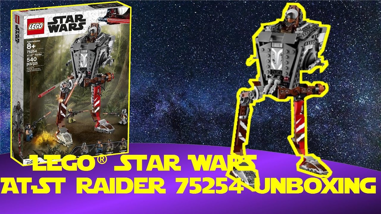 LEGO® Star Wars AT-ST Raider (Räuber) Unboxing & Speedbuilding Set ...