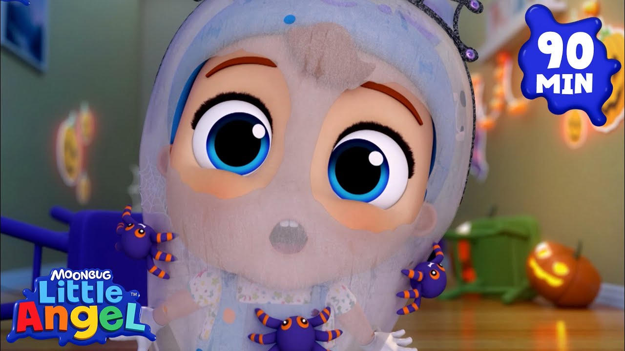 It’s Halloween Night! 👻 | Little Angel 😇 | 🔤 Subtitled Sing Along Songs ...