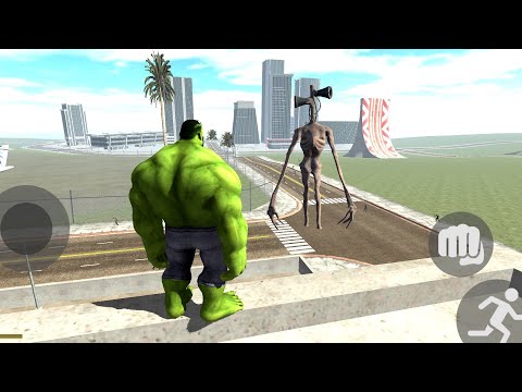 Siren Head Vs the Hulk || Indian bike driving 3d game 