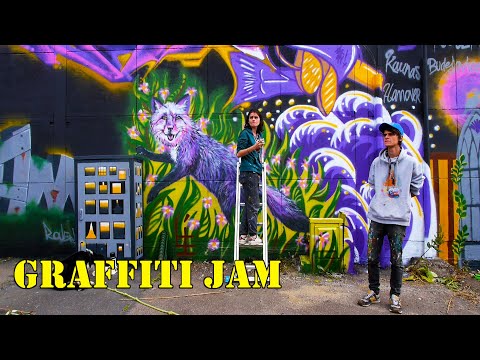 Hangar 181 Rouen. Graffiti jam