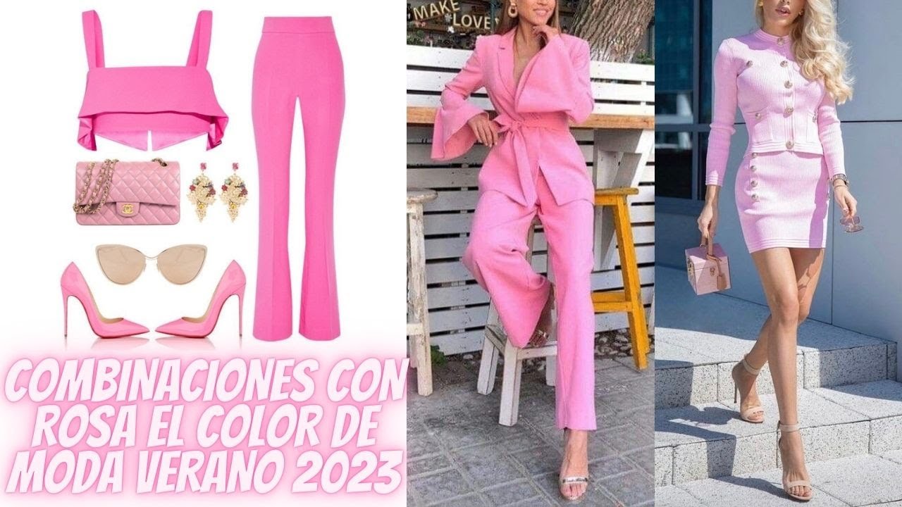 COMBINACIONES CON ROSA EL COLOR DE MODA VERANO/23🎀COMBINATIONS WITH ...