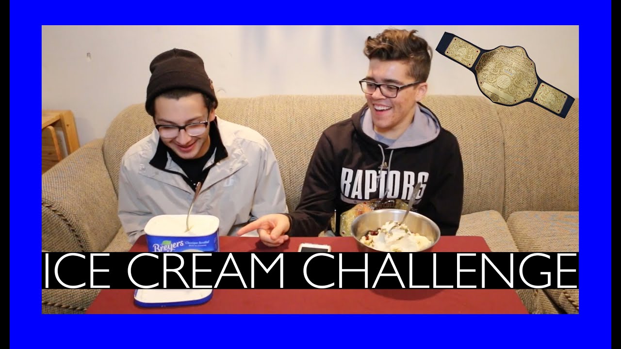 ICE CREAM CHALLENGE!!! - YouTube