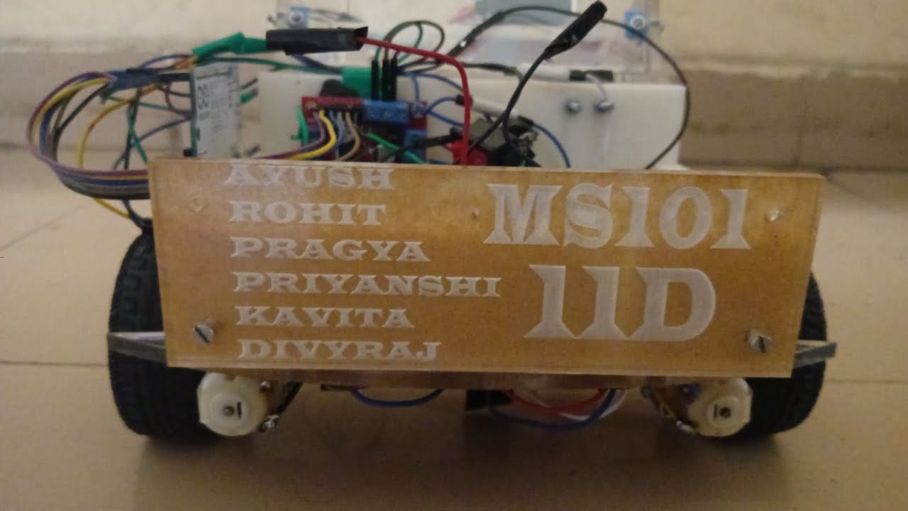 Line follower and mountain cargo carrier bot made by our team. - YouTube