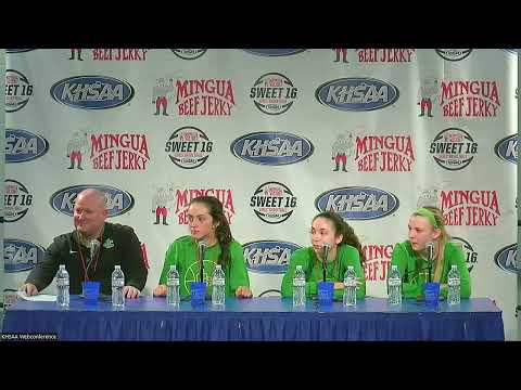 2023 Mingua Beef Jerky Girls' Sweet 16® Owensboro Catholic vs  Bowling Green Post-game Interview