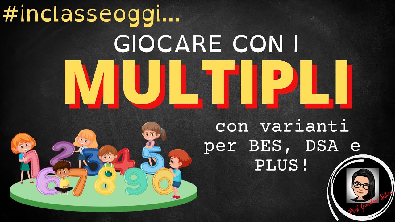 DIDATTICA DELLA MATEMATICA: il gioco dei multipli - YouTube