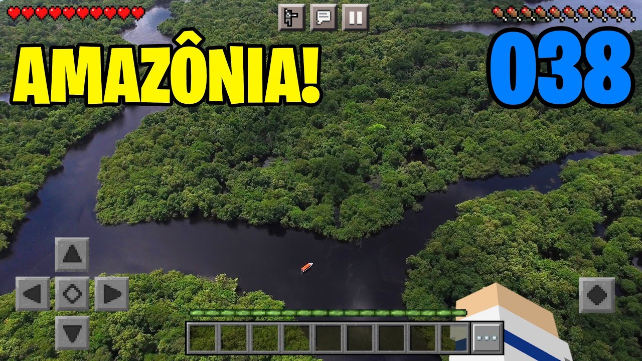 PROJETO AMAZÔNIA GIGANTE NO MINECRAFT!! - Construindo uma Cidade 4 #38 ...